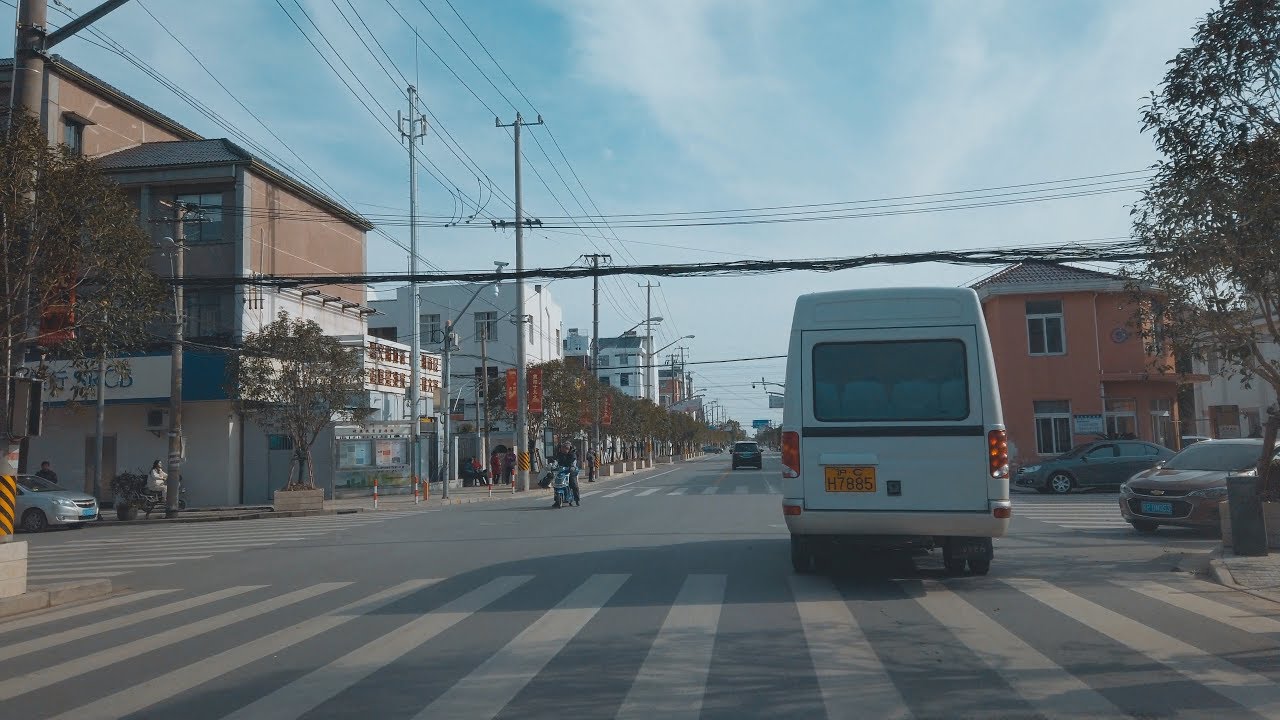 4K China，Shanghai Drive，Laogang town pudong，浦东老港镇 - YouTube