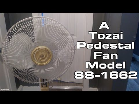 Eskie's Vlog 032723: A Tozai Pedestal Fan Model SS-1662 - YouTube