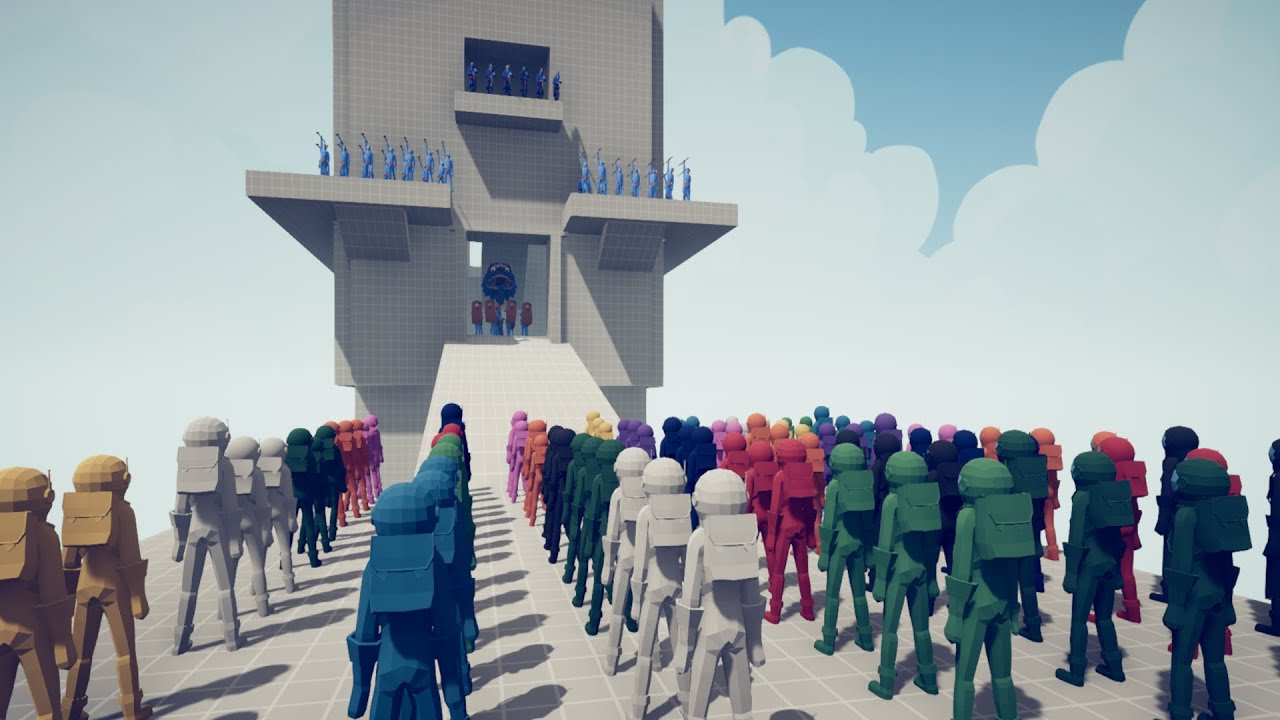 100x AMONG US UNITS vs CRAZY TOWER SIEGE: TABS - Totally Accurate ...