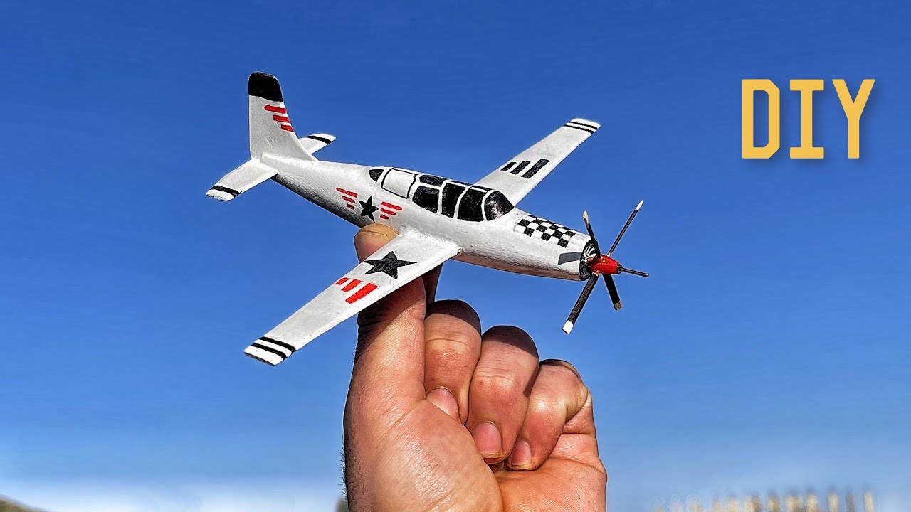I made an amazingly detailed miniature plane out of wood.|#WoodenPlane# ...