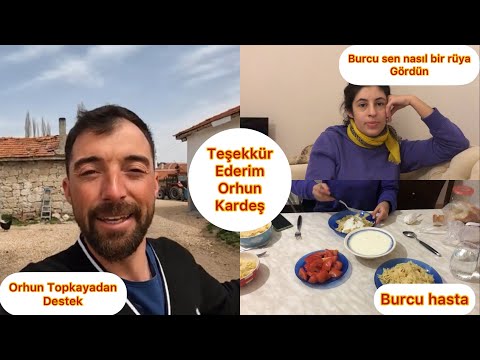 Orhun Topkaya’dan destek geldi/İftara geç kaldım/Burcu hasta oldu