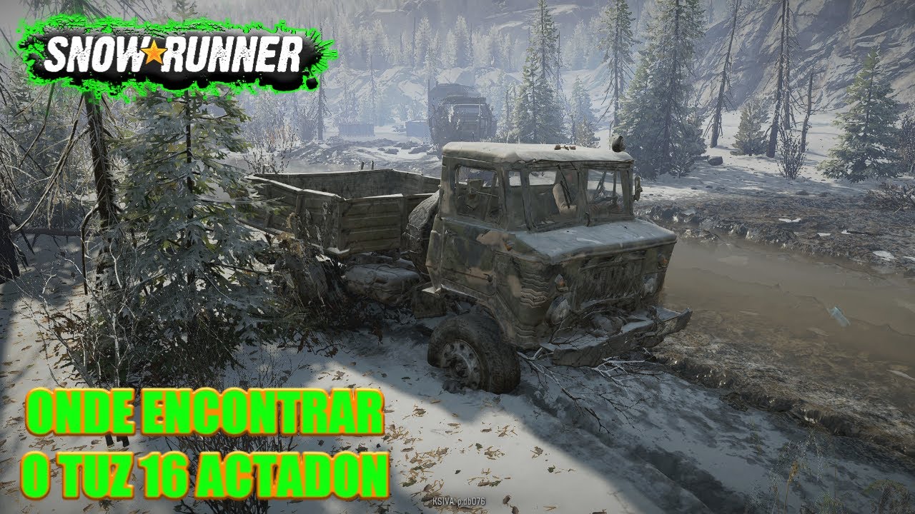 SnowRunner Xbox One Onde encontrar o Tuz 16 Actaeon Lago Kovd/Península ...