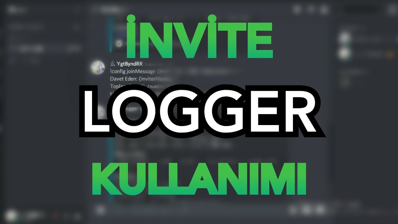 ''İnviteLogger Classic'' Botu ile Davet Log Kanalı Oluşturma (KOLAY ...