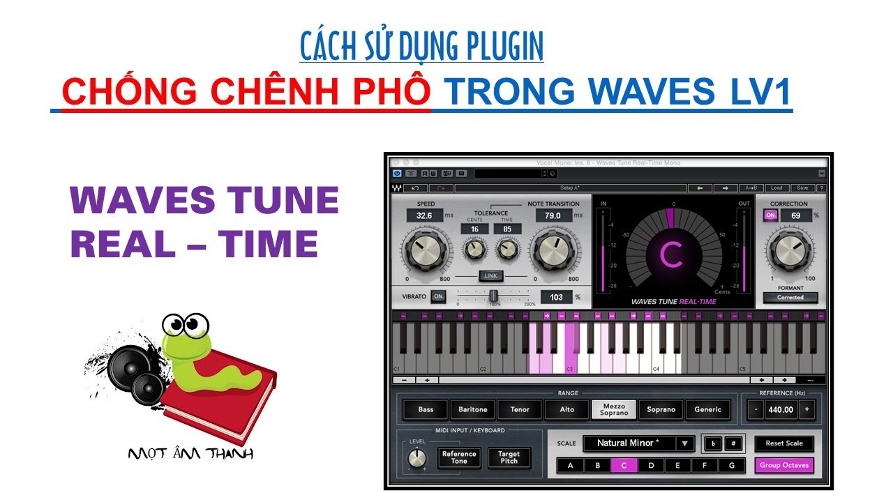 HD Cách Sử Dụng Plugin Waves Tune Real Time ( chống Chênh phô Vocal) Mixer Waves LV1 - YouTube