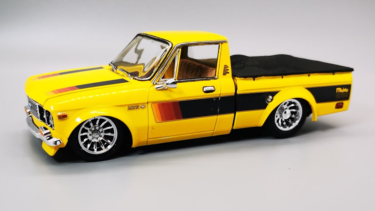 Building a Lowrider Minitruck: the Chevy Luv by Monogram Step by Step ...
