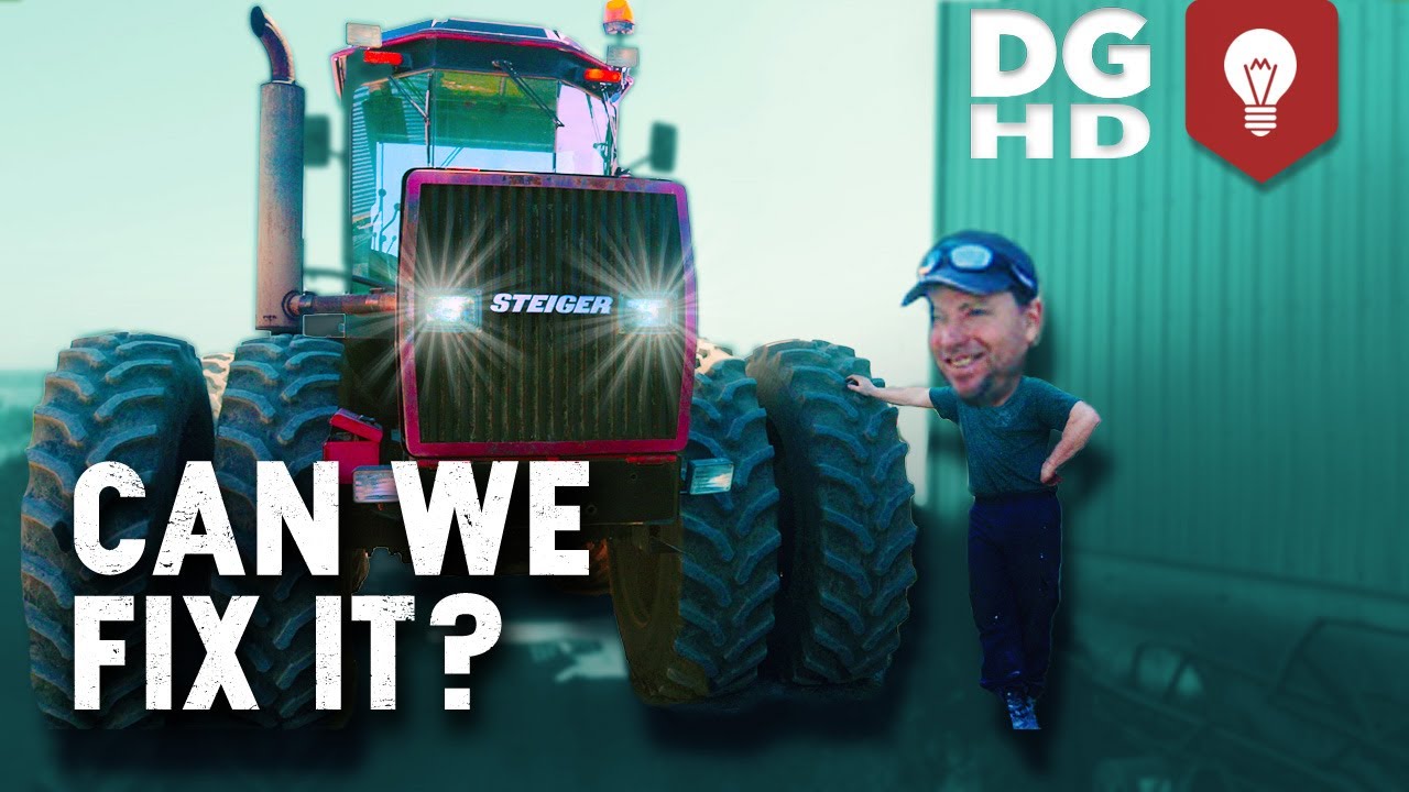 Case 9350 Steiger Needs some Creative Machining... - YouTube