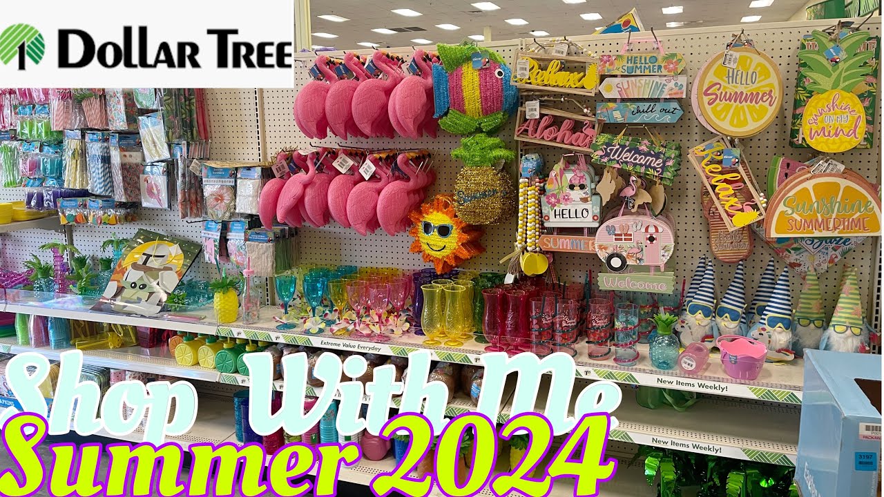 Dollar Tree Summer 2024 Cute Finds *Party Decor Cups Signs Cosmetics ...