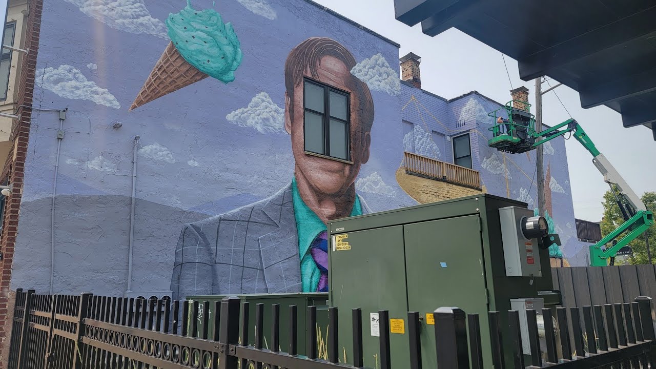 Better Call Saul, Breaking Bad Mural in Cleveland, OH (July 17, 2023 ...