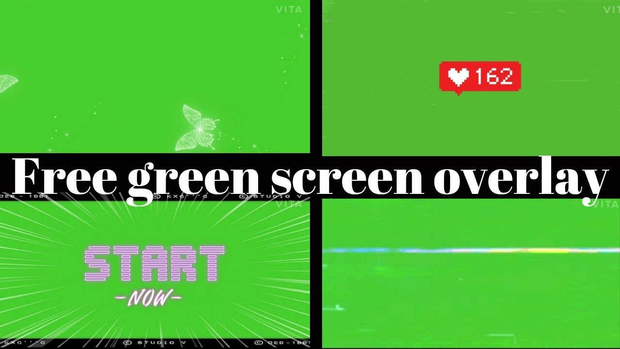 10+Green screen overlay effect / free Aesthetic green screen overlay ...