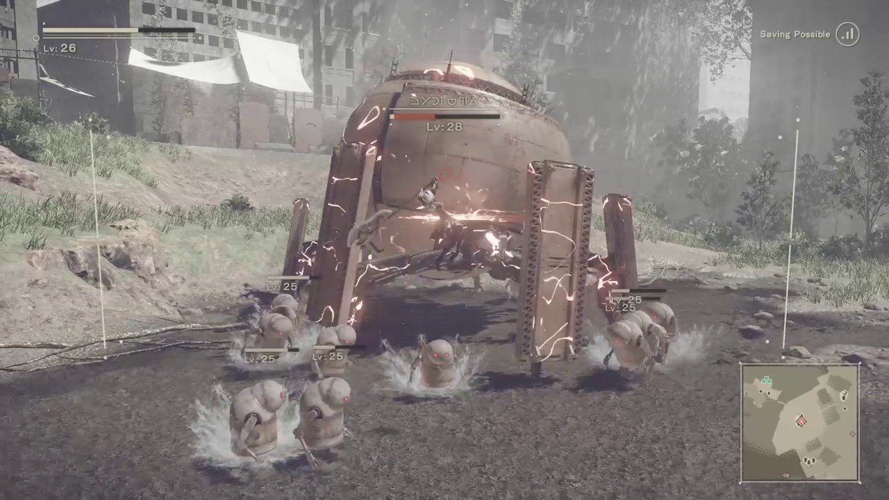 NieR:Automata - Machine Spider/Robot Ball - YouTube