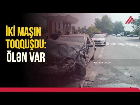 Oğuzda ölümlə nəticələnən AĞIR QƏZA BAŞ VERDİ  | APA TV