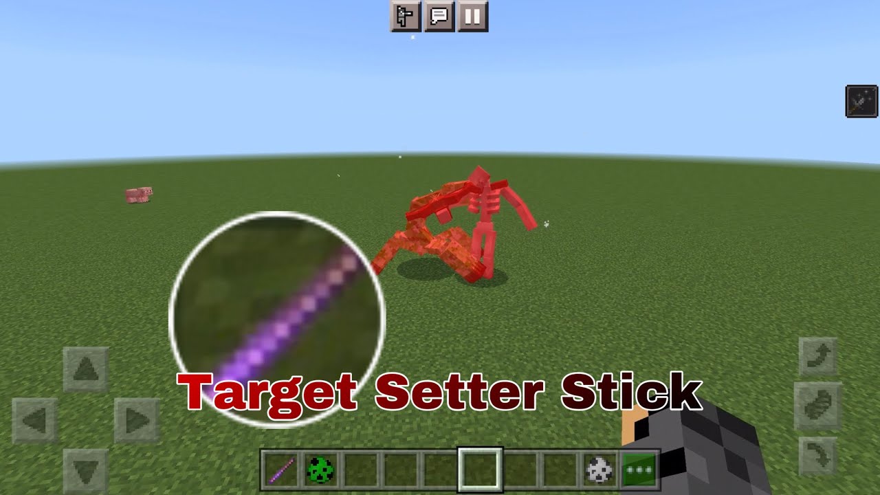 Addon-mod แจกTarget Setter Stick #minecraft #addon - YouTube