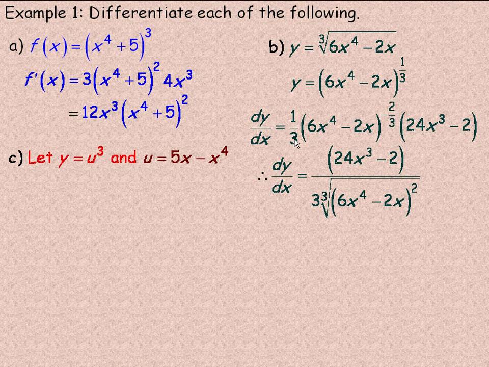 The Chain Rule Part 2 - YouTube