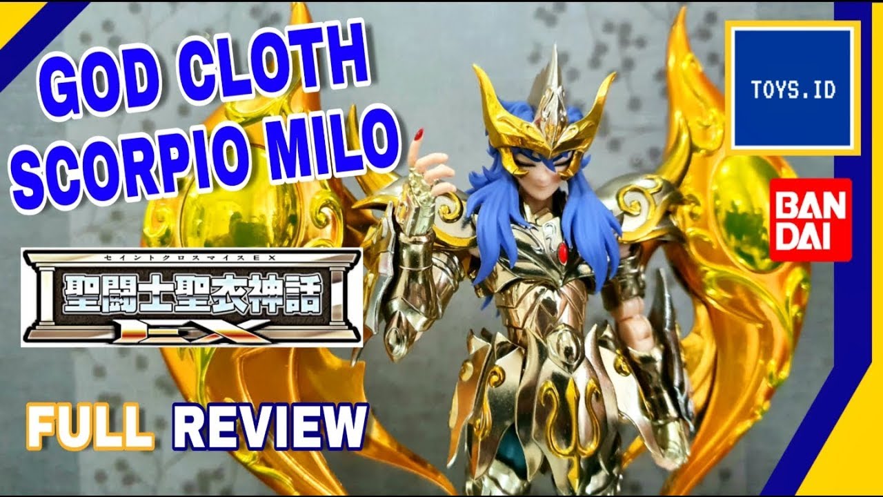 GOD CLOTH - SAINT CLOTH MYTH EX SOG SCORPIO MILO REVIEW INDONESIA - YouTube