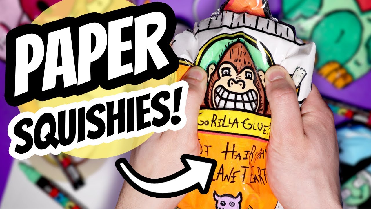 My 2D Paper Squishy Collection (Part 2) - Squishy Makeover - YouTube