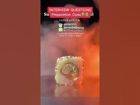 INTERVIEW QUESTIONS PREPARATION CLASS 🍱🍣🤩🎉🥳 - YouTube
