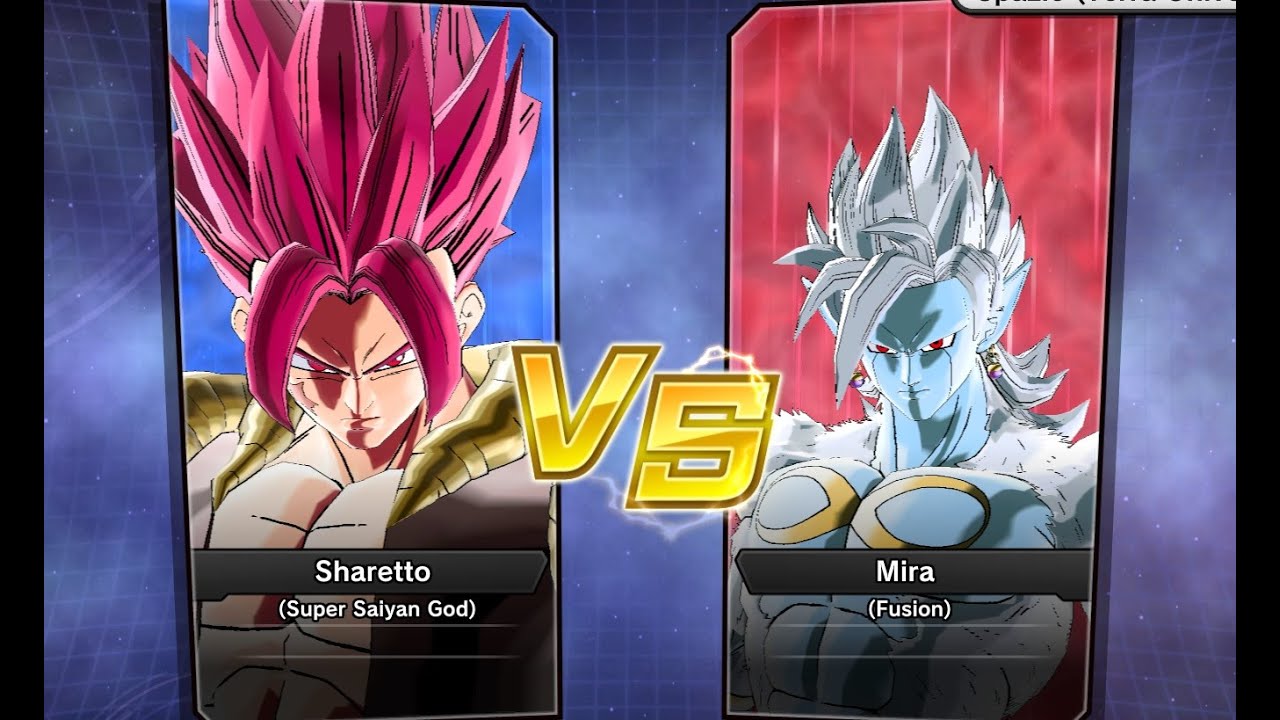 Xenoverse 2 - Requested match (PC): Sharetto Super Saiyan God vs Mira ...
