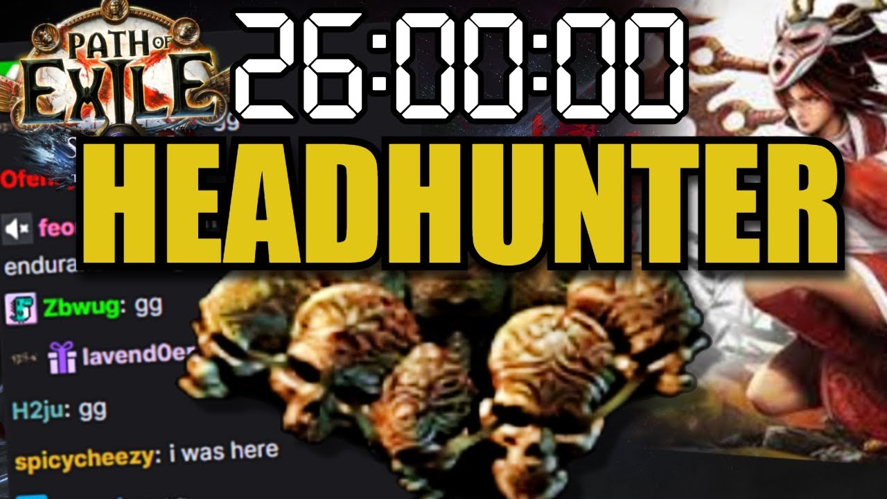 How I Farmed Headhunter in one day - Path of Exile 3.26 - YouTube