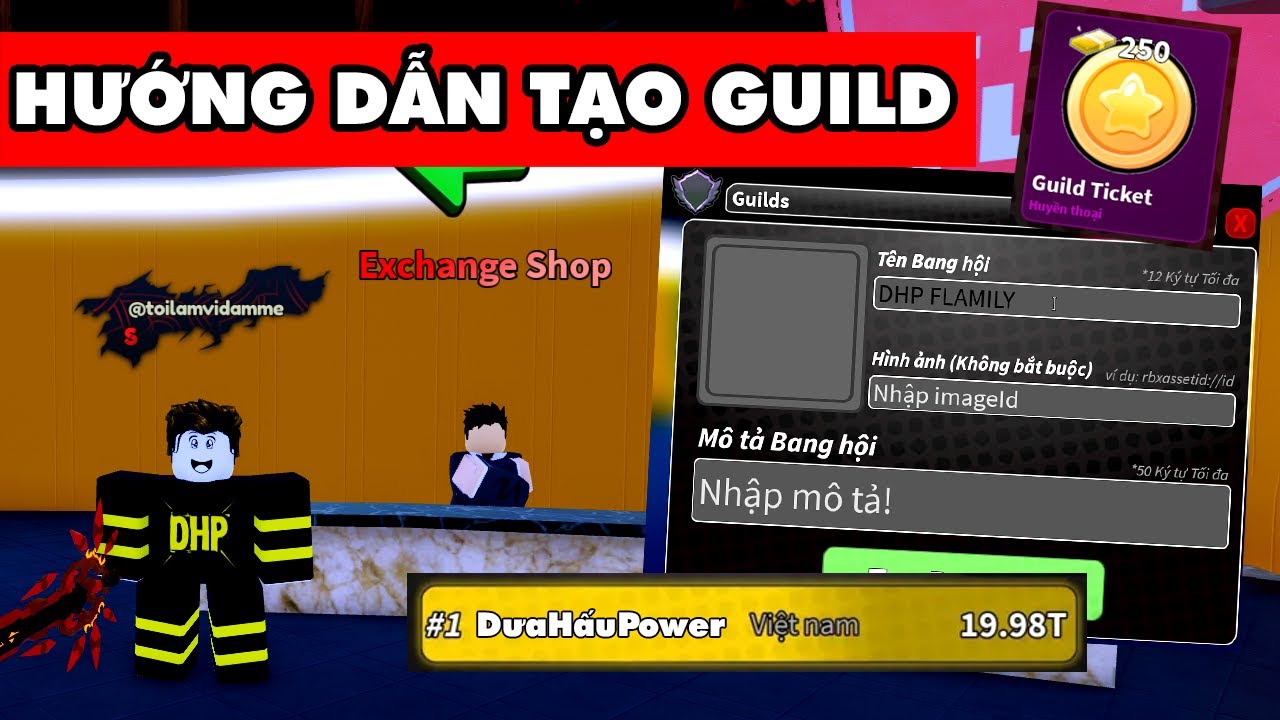 Hướng Dẫn Tạo Guild và Code BERU RANK G?! Trong Arise Crossover - YouTube