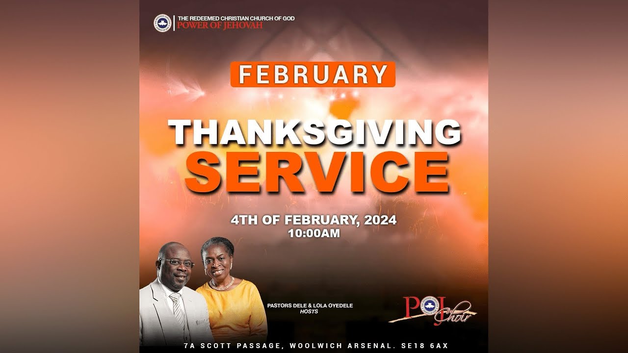 LIVE | FEBRUARY THANKSGIVING SERVICE I 04/02/24 - YouTube