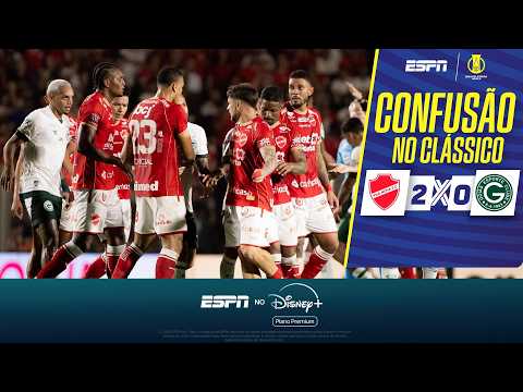 TODA CONFUSÃO DO FIM DO CLÁSSICO ENTRE VILA NOVA E GOIÁS PELA SÉRIE B!