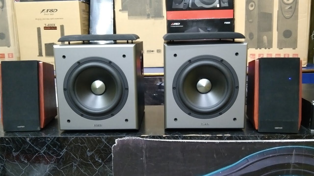 Edifier T5 Subwoofer Double Connect with Sub out || How to make Series ...