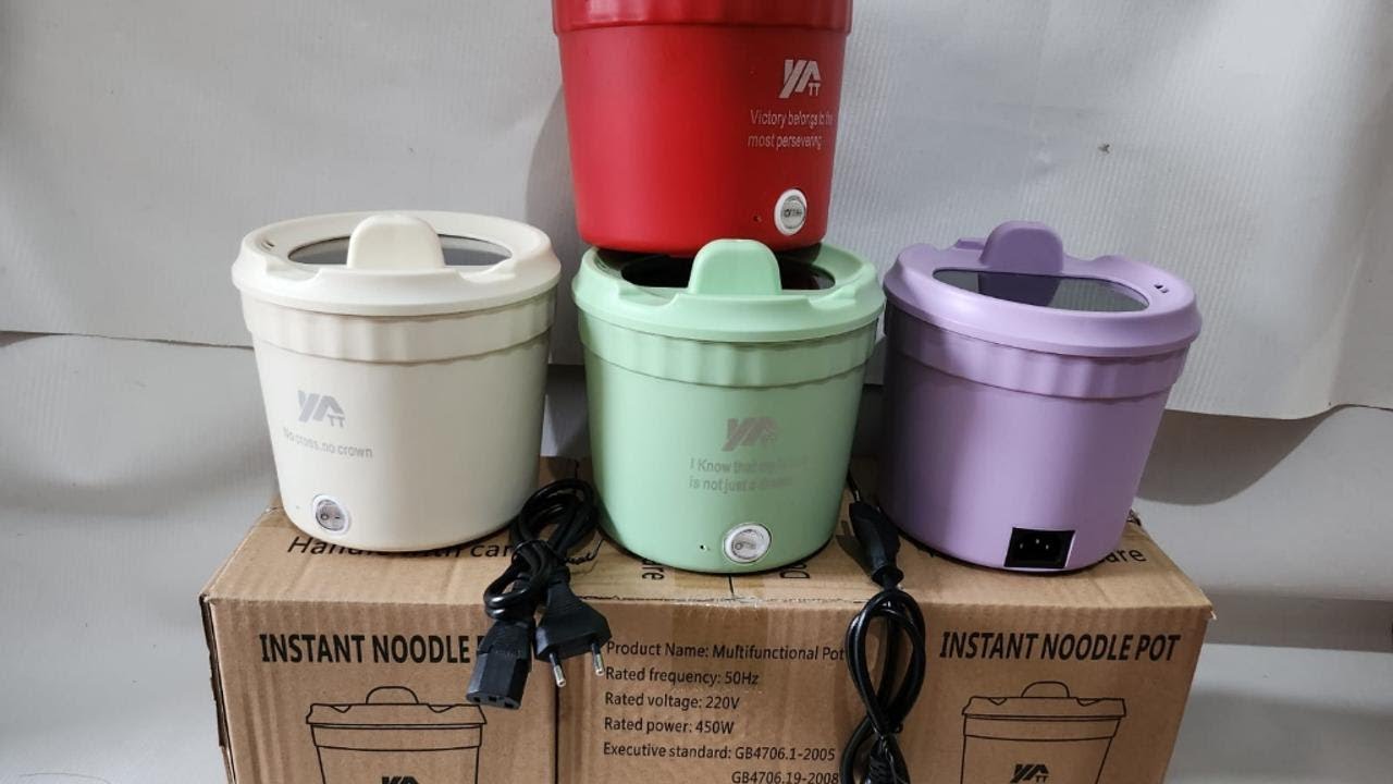Panci Listrik Instant Noodle Pot 1lt Magic Com Mini Rice Cooker - YouTube
