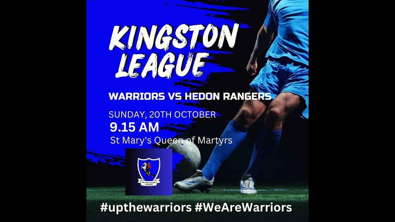 Hall Road Rangers Warriors V Hedon Rangers Blues - YouTube