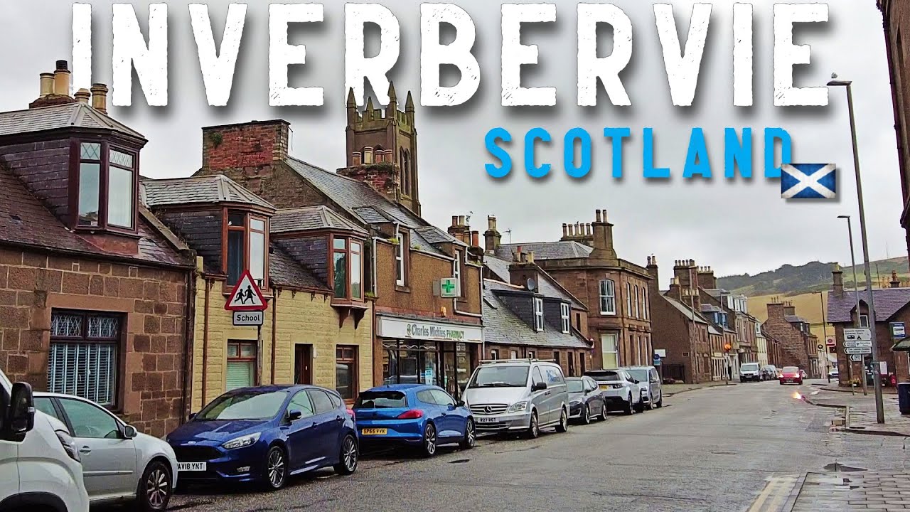 Inverbervie Scotland Walking Tour 4K - YouTube
