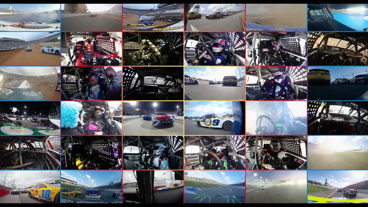 NASCAR Drive introduces full field of in-car cameras - YouTube