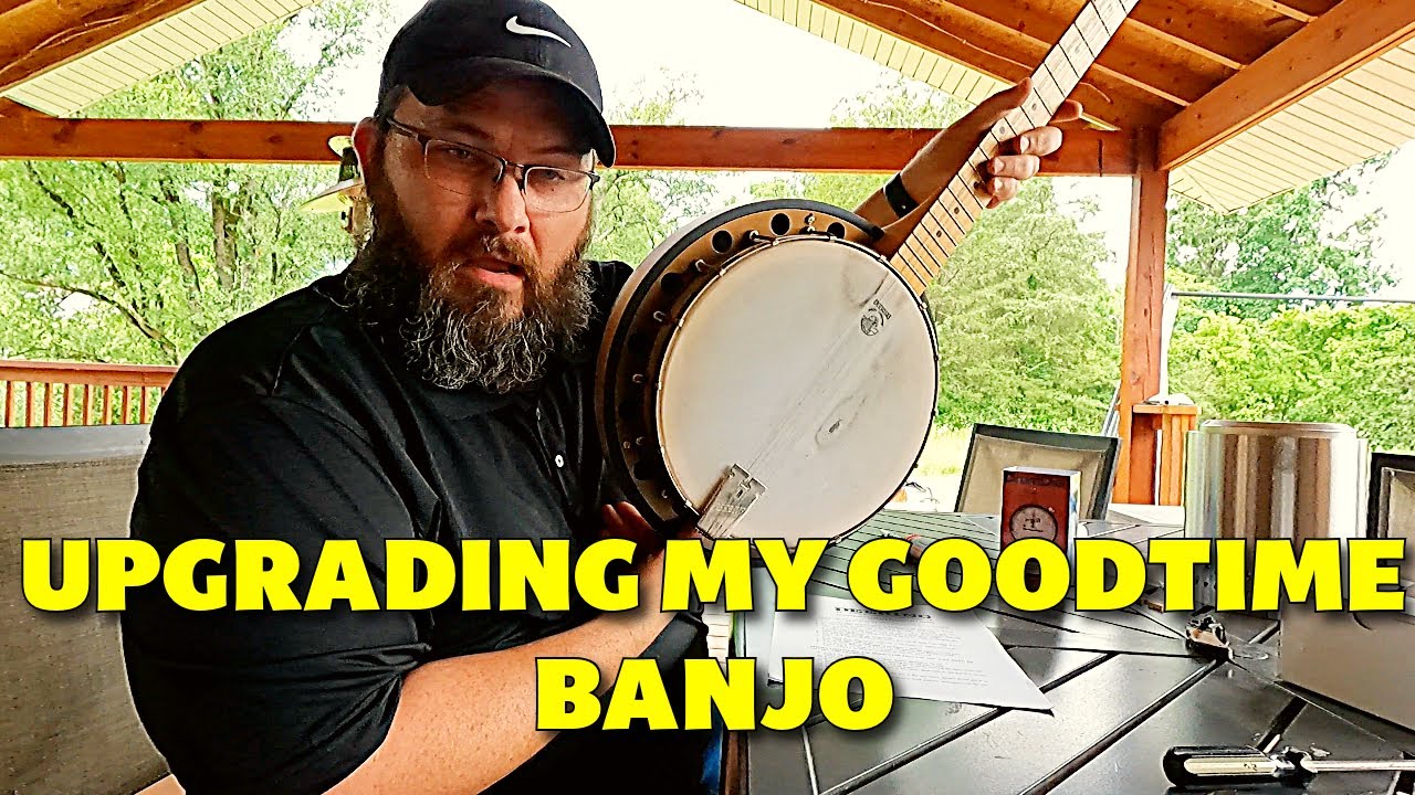 Turning my open back Goodtime 5 string Banjo into a Resonator banjo ...