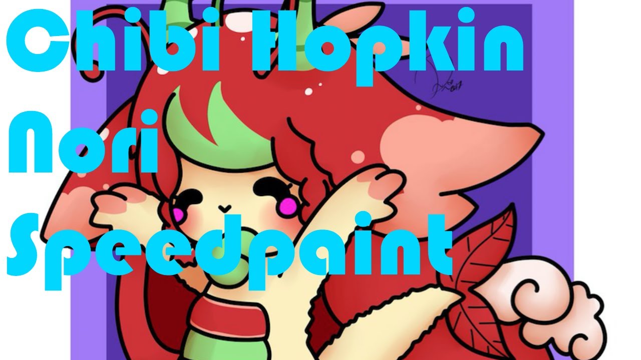 [ArtTrade] Chibi Hopkin Nori - Speedpaint - YouTube