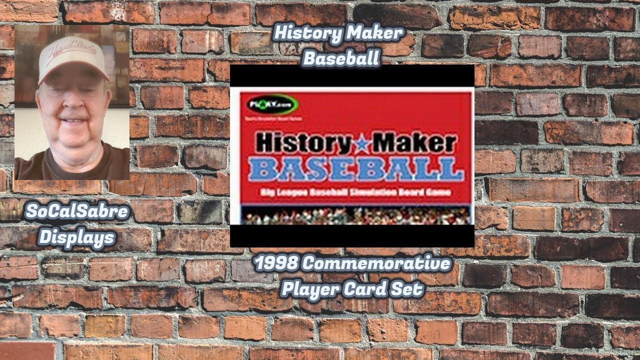 History Maker Baseball - 1998 Commemorative Card Set - YouTube