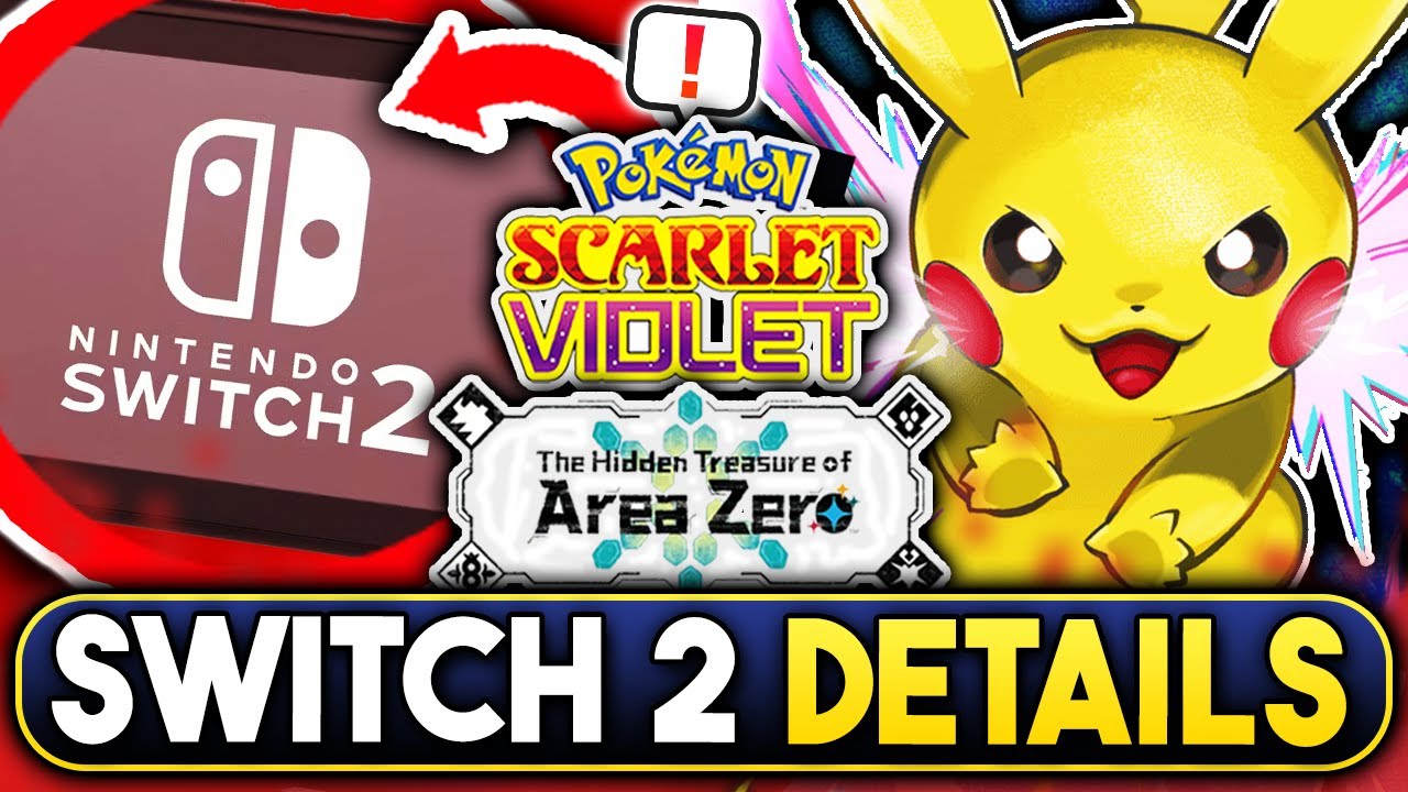 POKEMON NEWS! NEW NINTENDO SWITCH 2 DETAILS & INDIGO DISK EASTER EGGS! Scarlet & Violet DLC ...