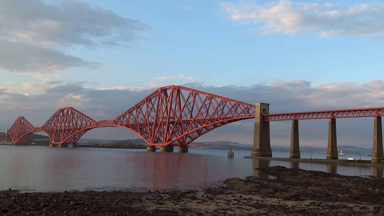 Summer Evening Forth Railway Bridge Firth Of Forth Scotland - YouTube