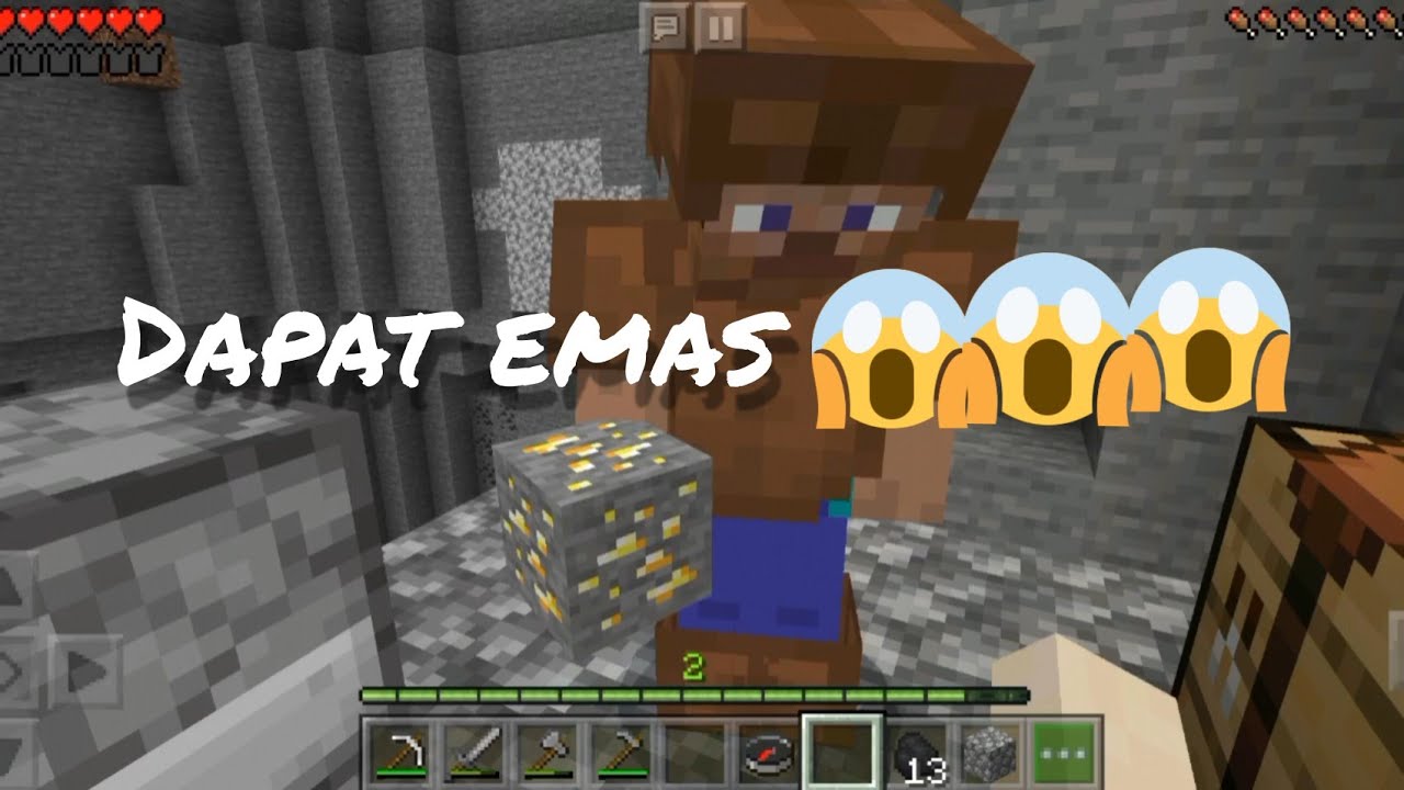 Minecraft PE Bajakan - Survival bersama kakak part1 - YouTube