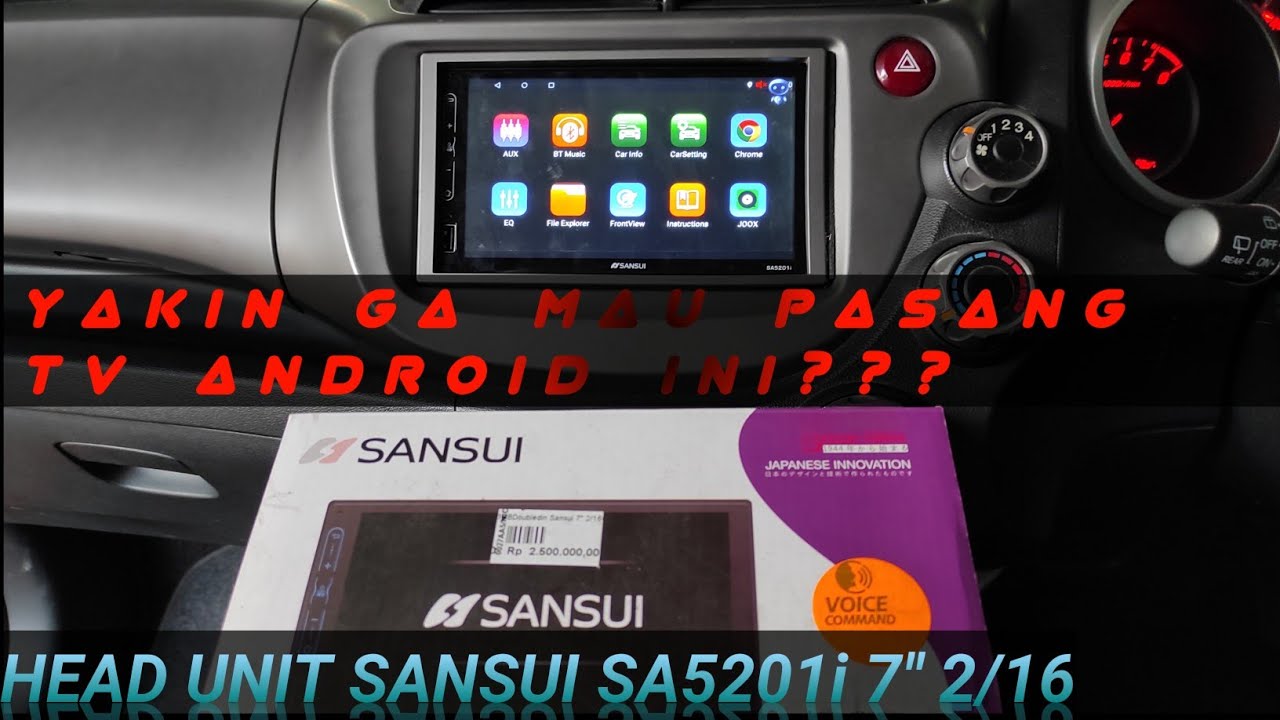 REVIEW HEAD UNIT SANSUI SA5201i - YouTube