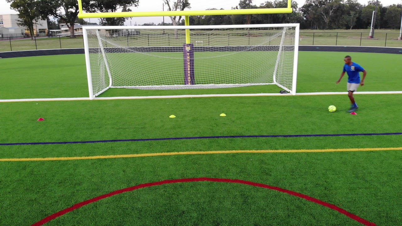 Basic dribbling drills: Inside to inside opposite foot & inside outside ...