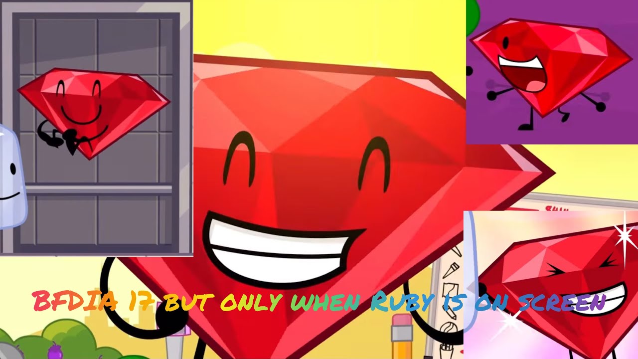 BFDIA 17 but only when Ruby is on screen ️ - YouTube