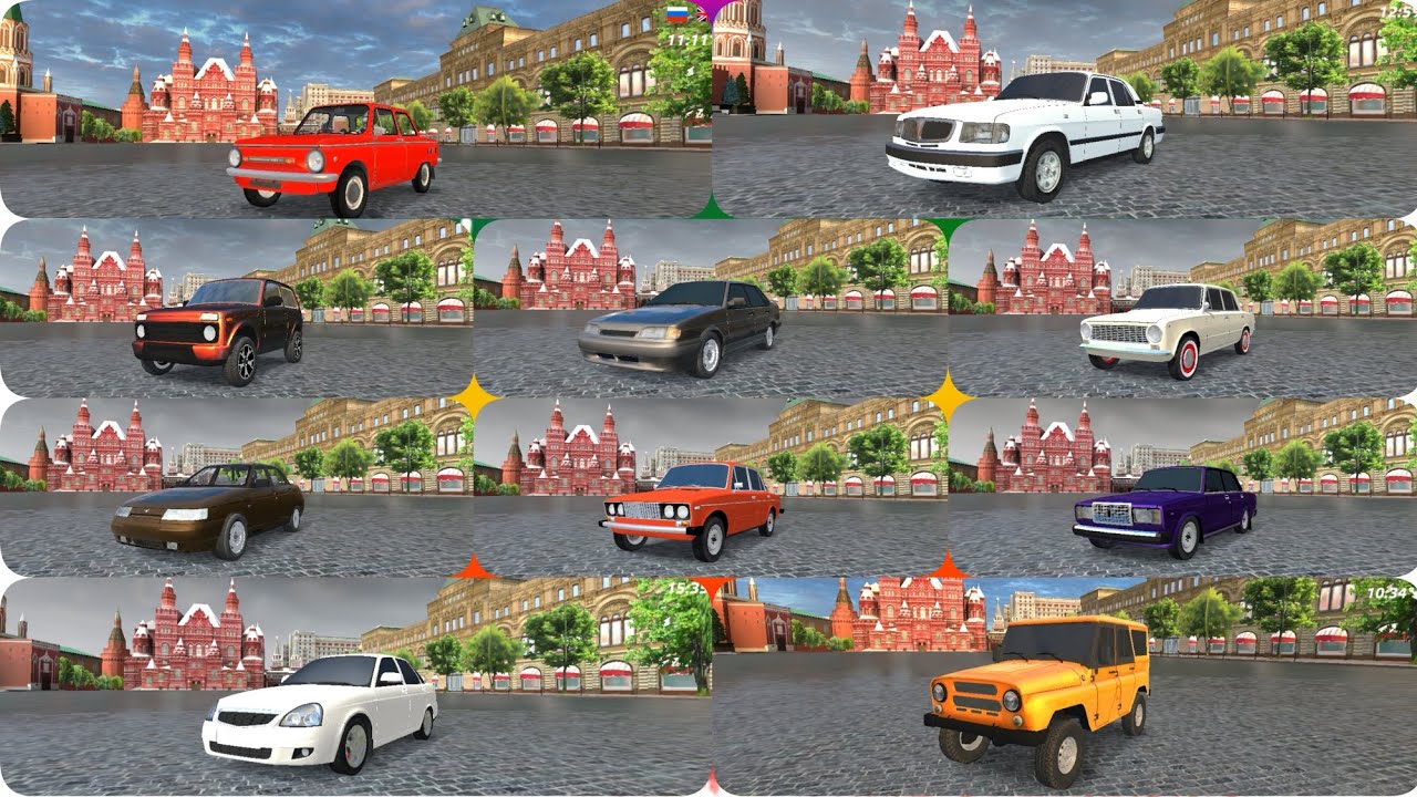 Voyage 4 all of russian cars acceleration 0-100km/h - YouTube