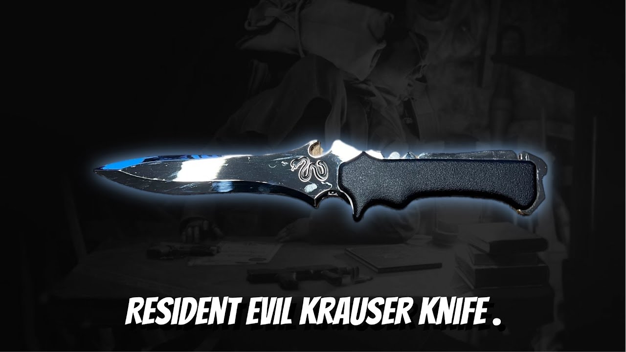 Resident Evil 4 Krauser Dagger-Fight Knife IRL - YouTube