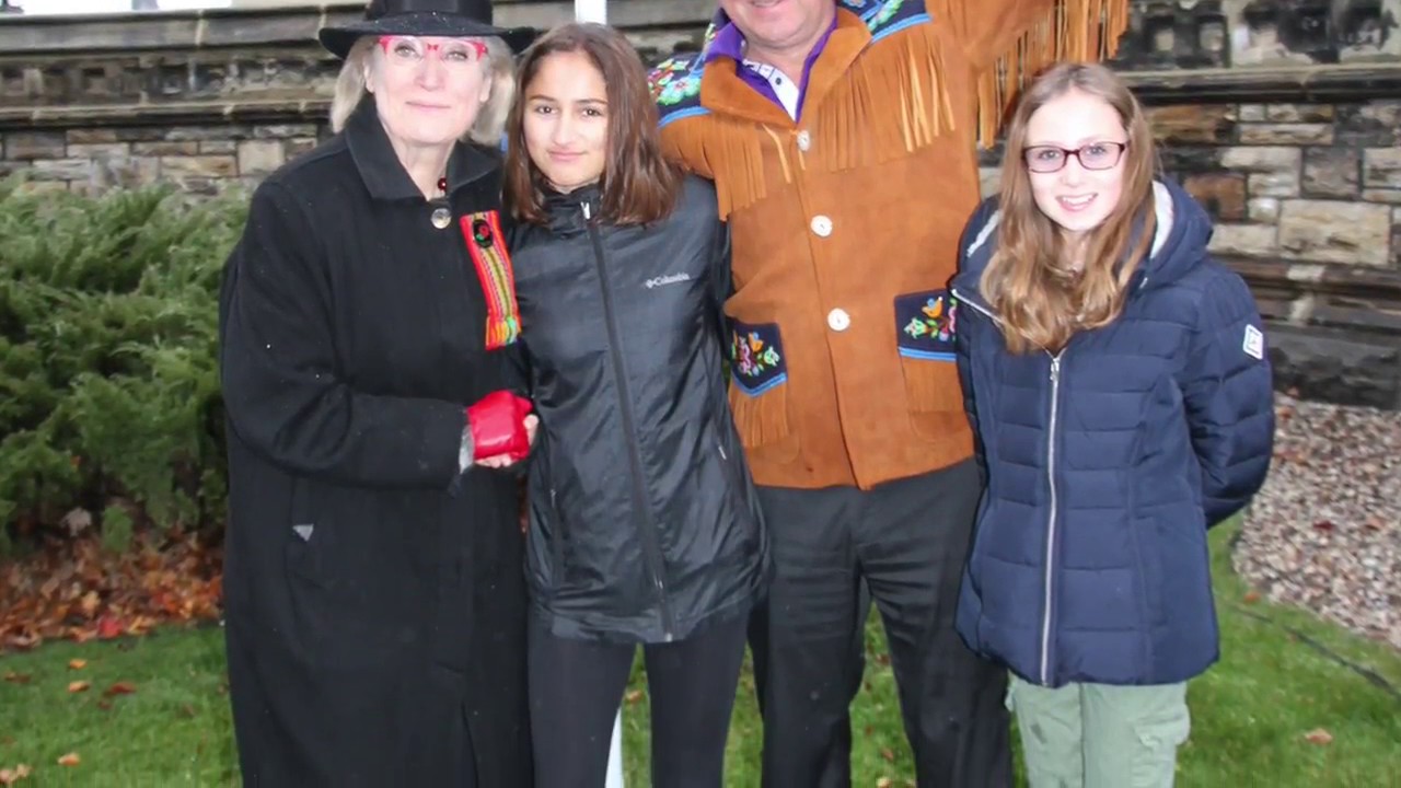 Louis Riel Day 2016 - Metis Flag Raising - YouTube