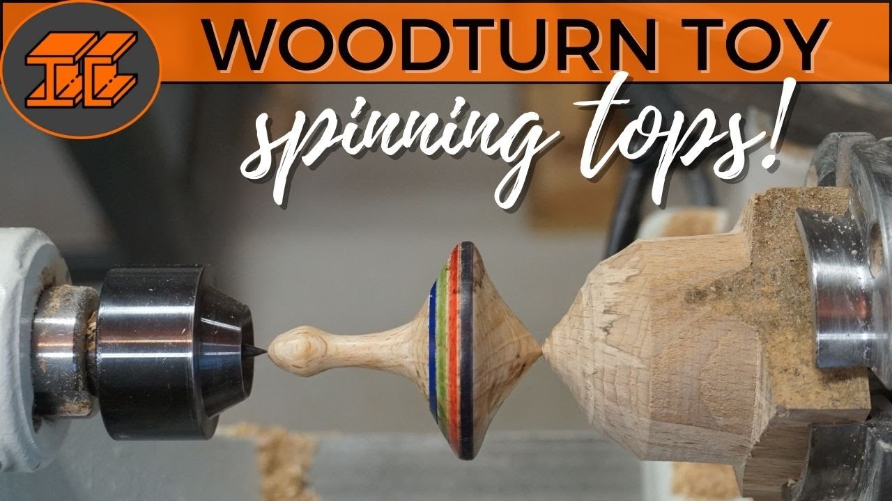 Woodturning Basics: Make a Wooden Toy Spinning Top - YouTube