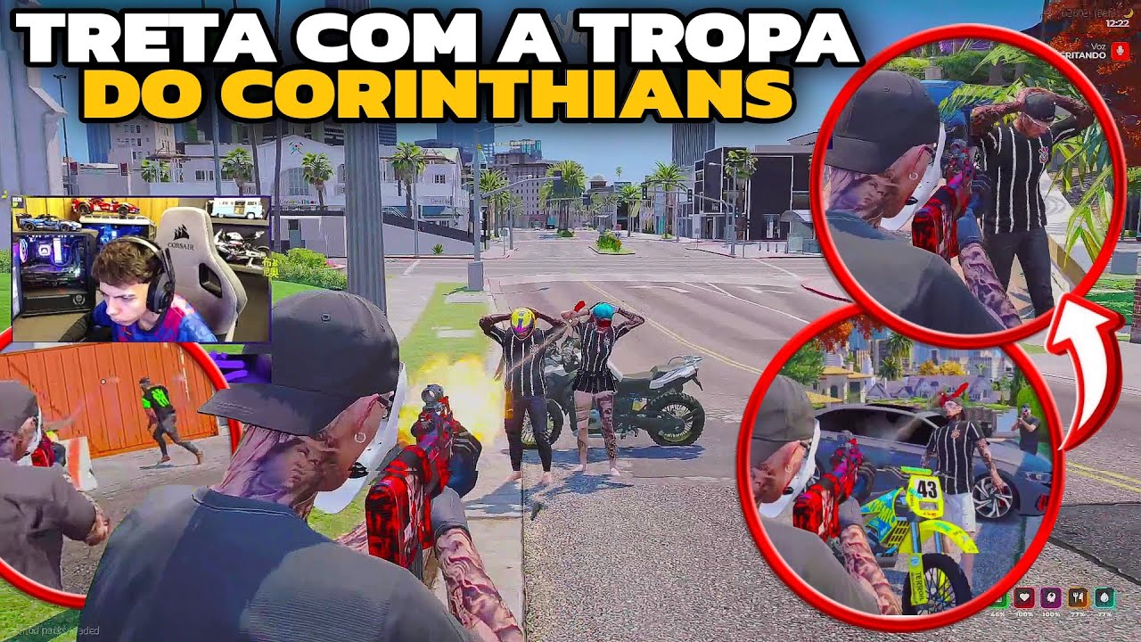 TRETA NA PISTA COM A TROPA DO CORINTHIANS | CARA DOS VERDE ENTRO NA ...