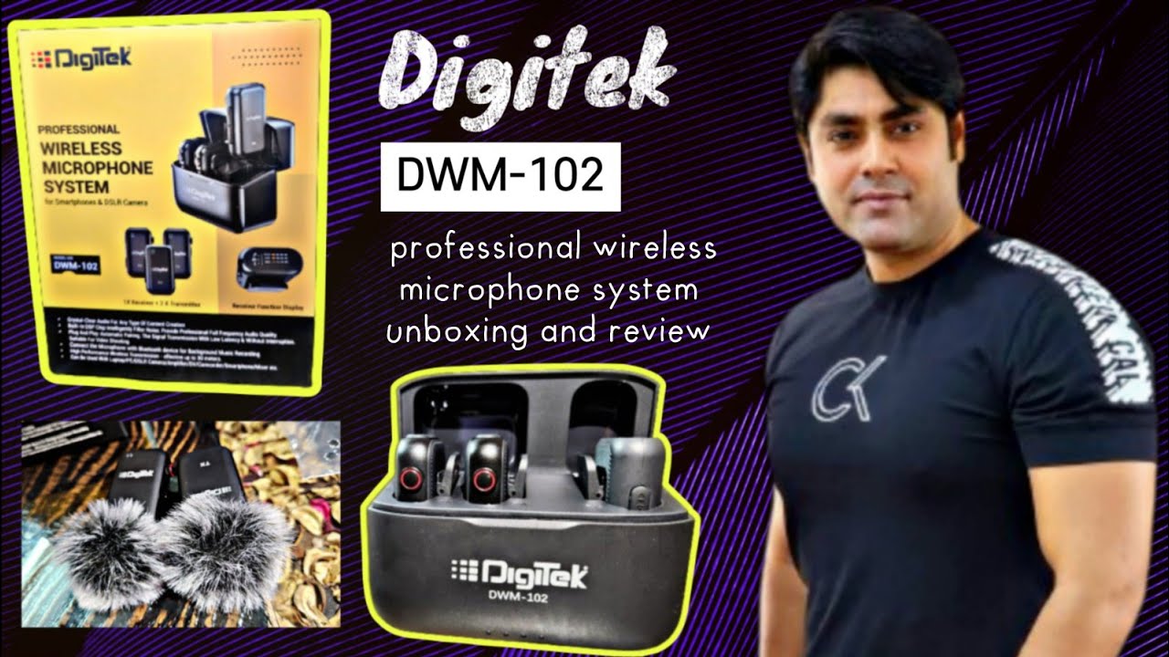 Digitek Professional Wireless Microphone for Phone & DSLR Camera | DWM ...