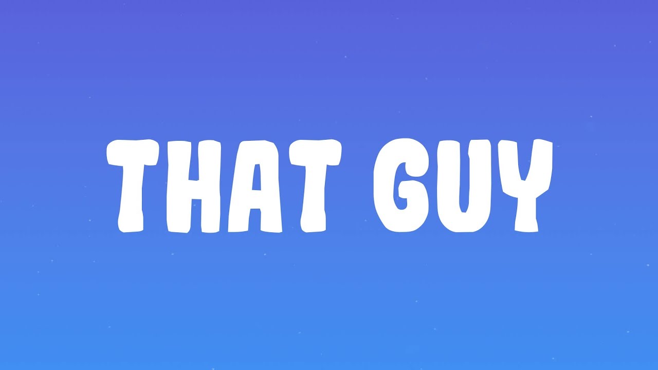 Tyler, The Creator - THAT GUY - YouTube