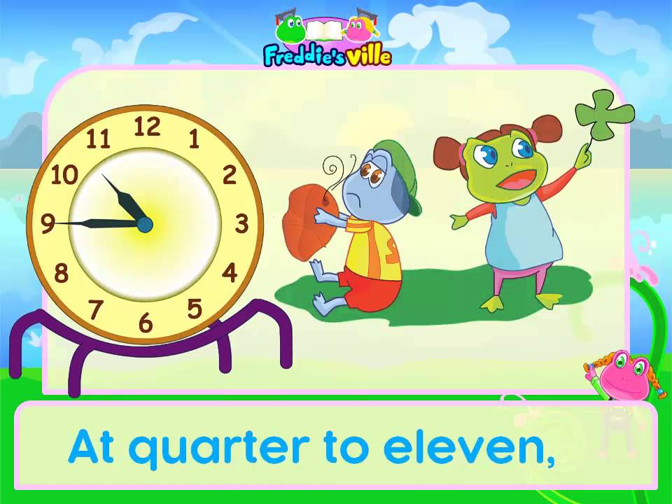 Telling the Time Song, English for Children - YouTube