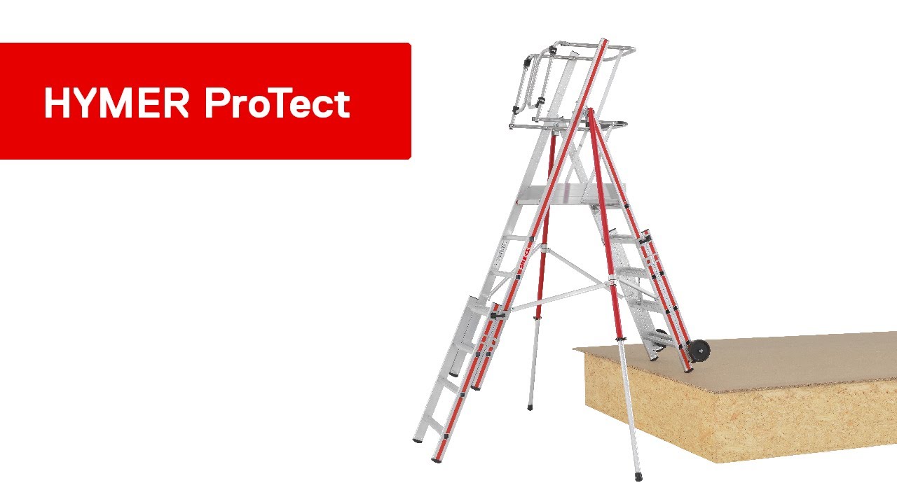 EN | HYMER ProTect - The first modular platform ladder - YouTube