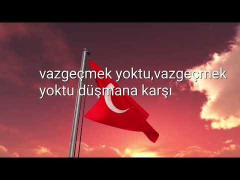 Çanakkale'de marşı (karaoke) şga 6/b