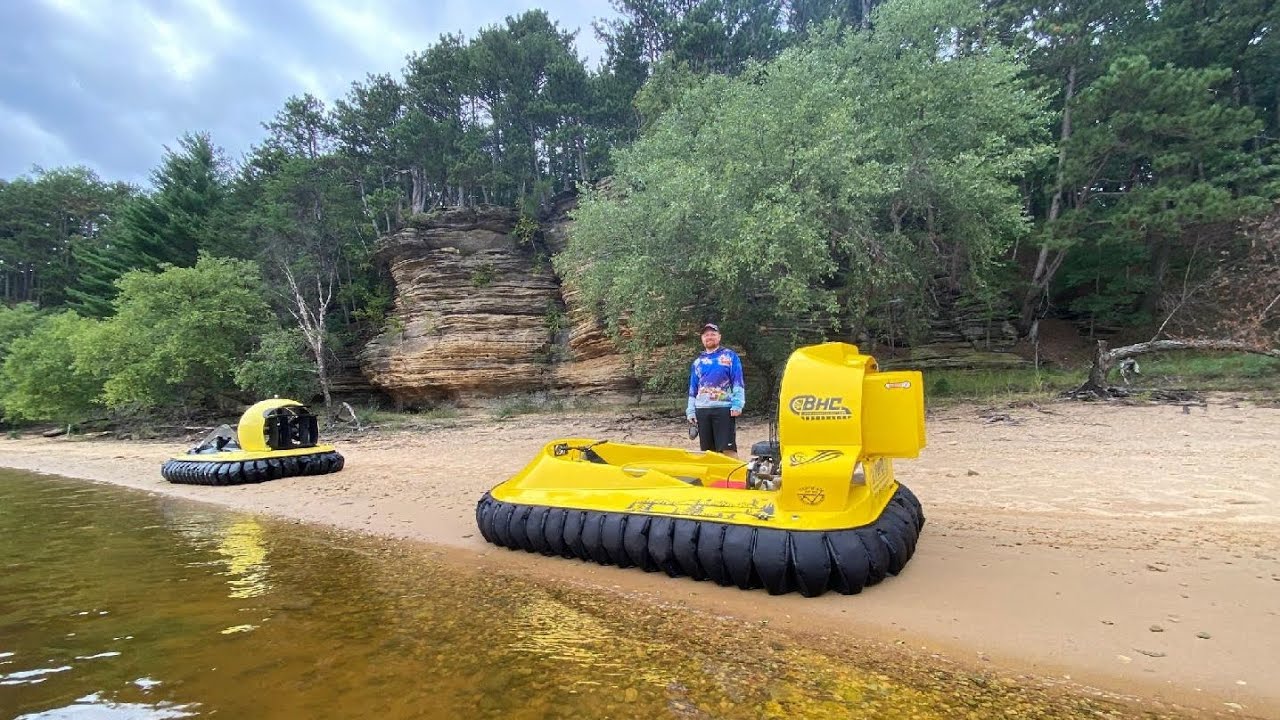 Hovercrafting on the Wisconsin River - YouTube